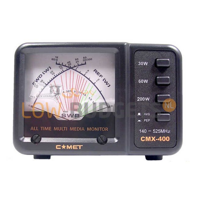 Efficiente Comet CMX-400 Kruisnaald SWR Meter 140-525 MHz